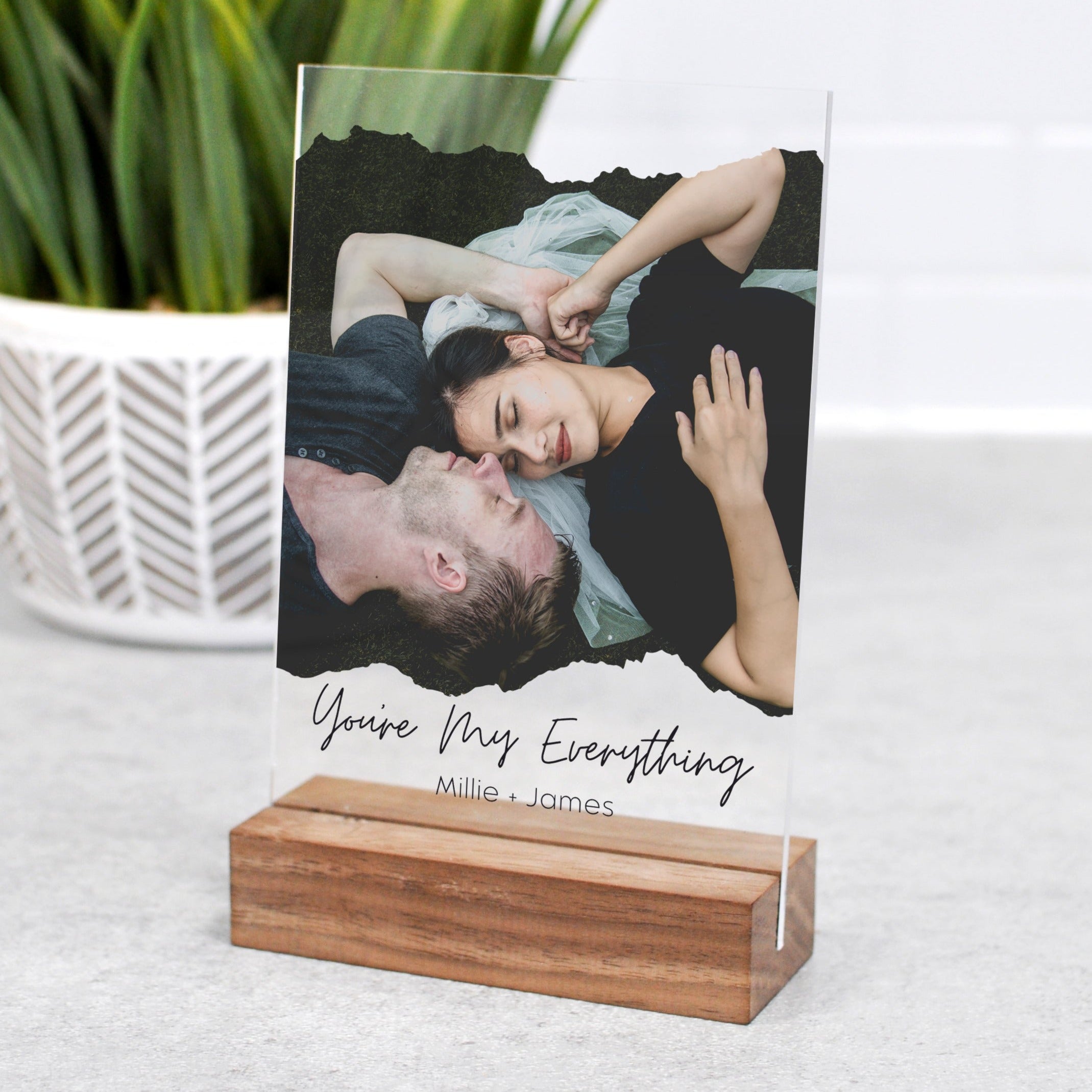 Printed Acrylic Couple Photo | Anniversary Gift – Intricut Creations