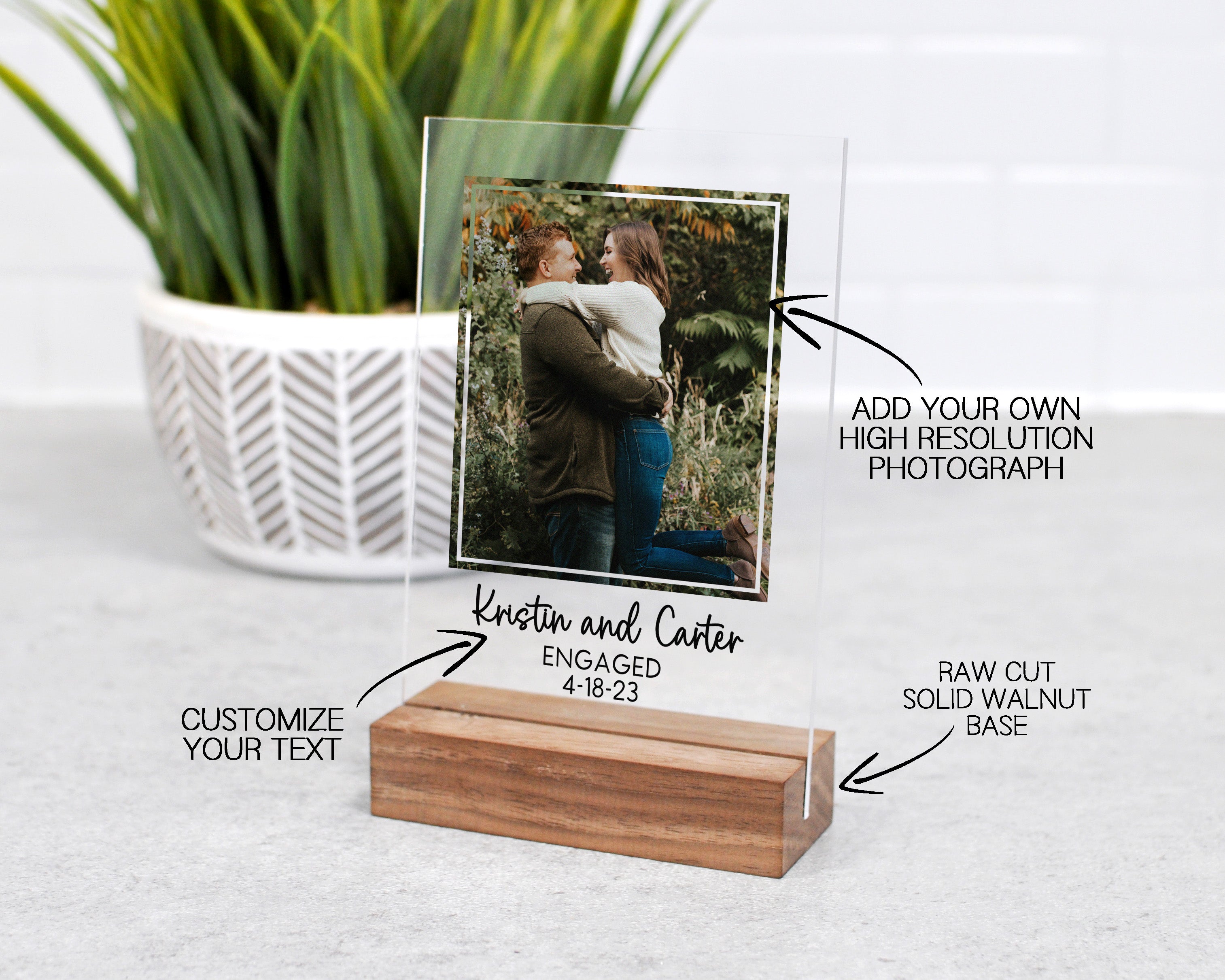 Personalized Photo Print | Freestanding Photo – Intricut Creations